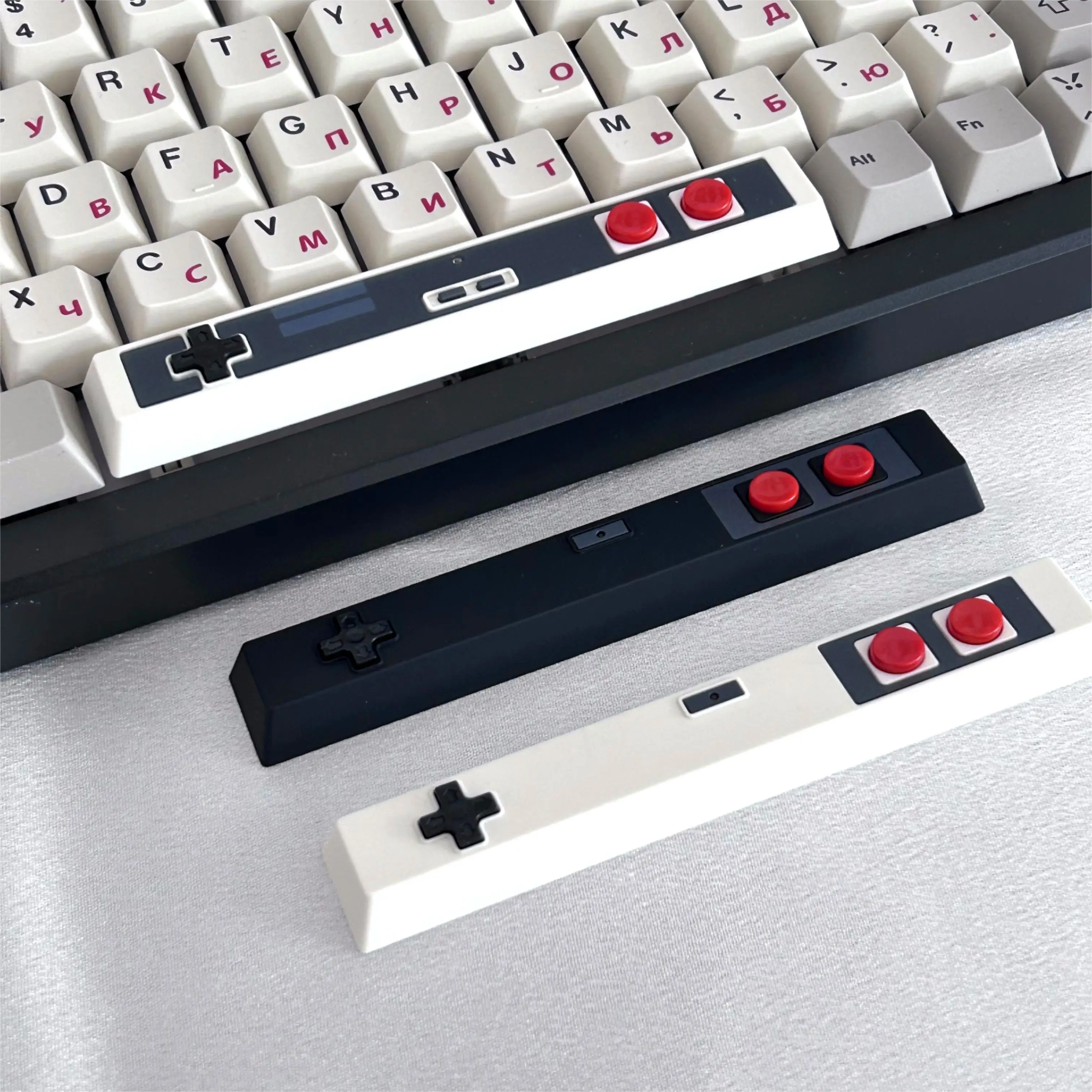 K11-Retro-Spacebar-Cap-Personalized-6-25U-Cherry-Height-Cross-Axis ...