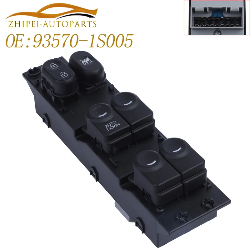 93570-1S005-Master-Power-Window-Lift-Switch-Car-935701S005-For-Hyundai ...