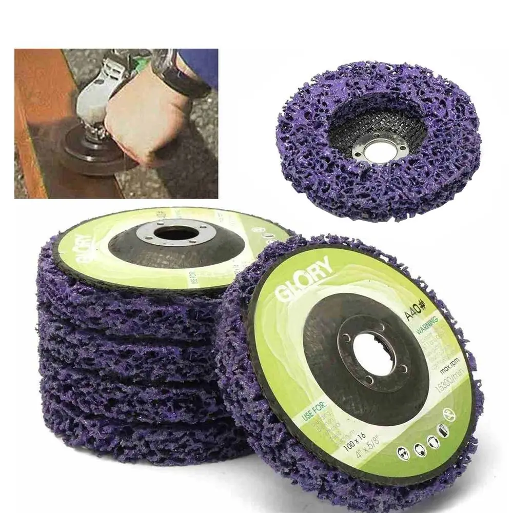 1Pcs-100mm-Coral-Disc-Poly-Strip-Disc-Grinder-Strip-Disc-Abrasive-Wheel ...