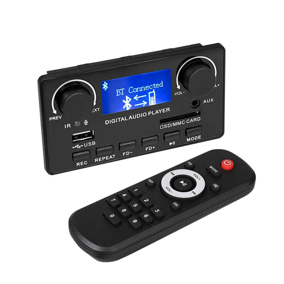 MP3-Bluetooth-Decoder-Amplifier-Board-Speaker-LCD-U-Disk-USB-Playback ...