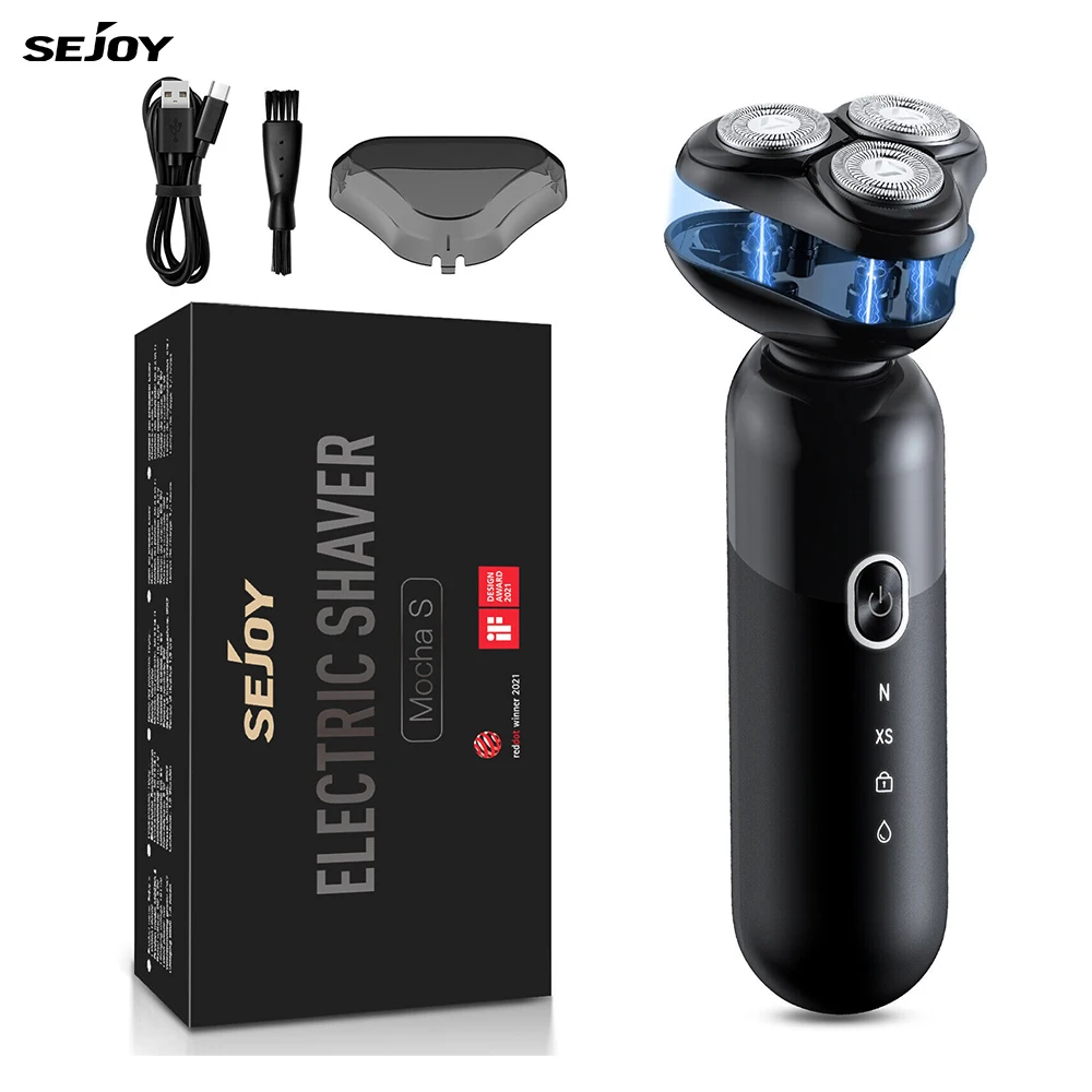 Sejoy-Electric-Shaver-For-Men-Magnetic-3d-Floating-Cutter-Head-Razor ...