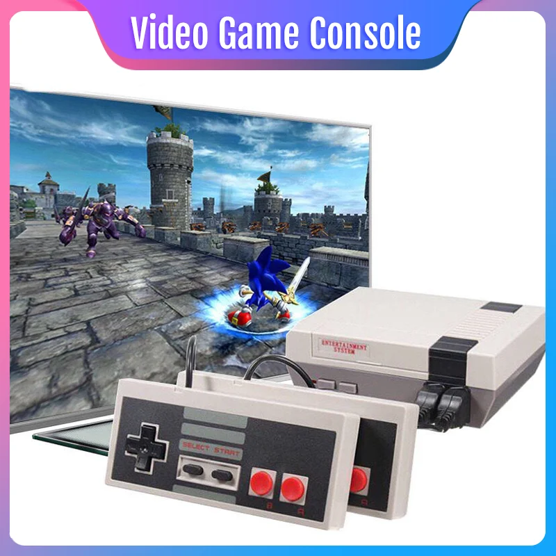 Video-Game-Consoles-NES-Retro-8-Bit-Console-Built-in-620-Games-Support ...