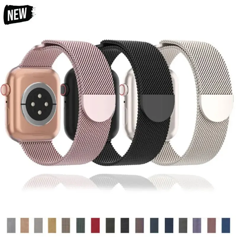 Milanese-Loop-Strap-for-Apple-Watch-Ultra-Band-49mm-45mm-44mm-42mm-41mm ...