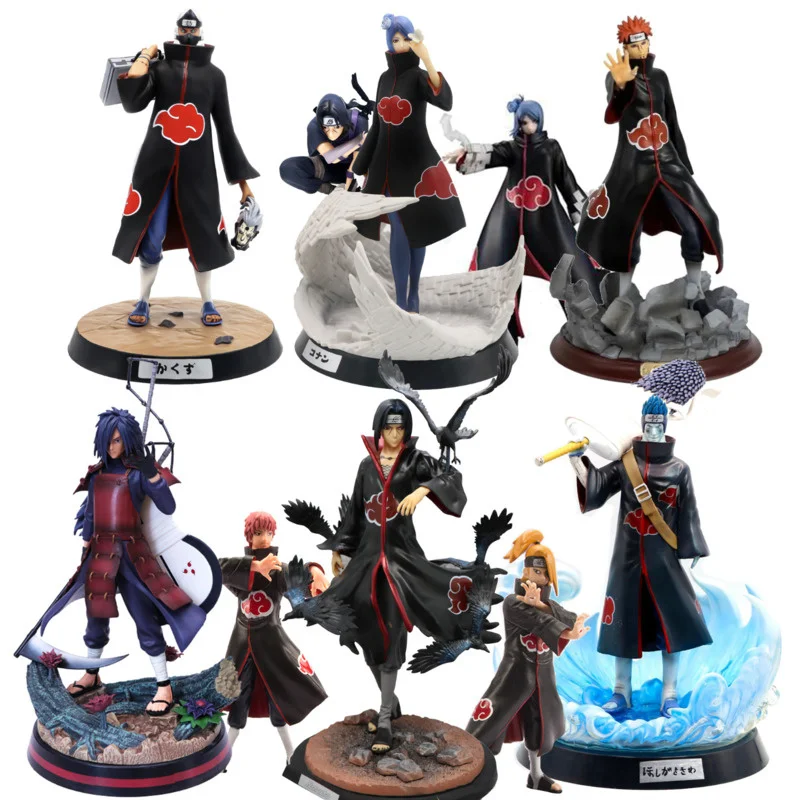 Naruto Shippuden Anime Action Figure Akatsuki Uchiha Itachi Obito ...