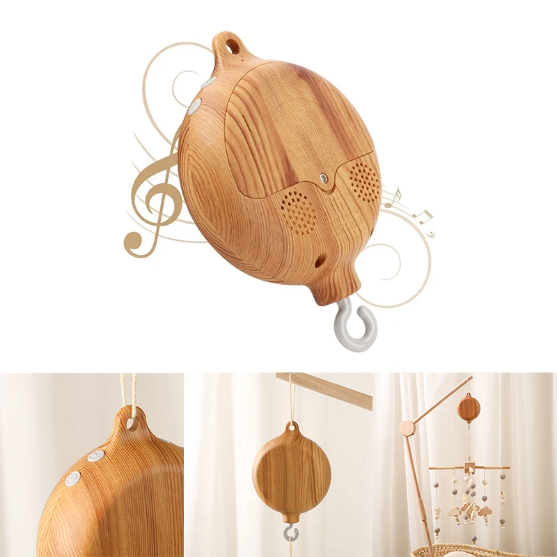 Baby-Bed-Bell-Music-Box-Hanging-Toys-Wood-Grain-360-Rotary-Newborn ...