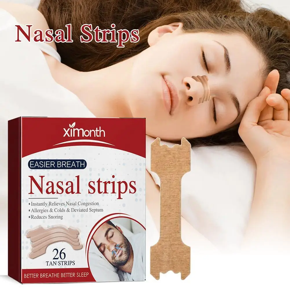 26Pcs-Breathe-Nasal-Strips-Right-Way-Stop-Snoring-Anti-Snoring-Strips ...