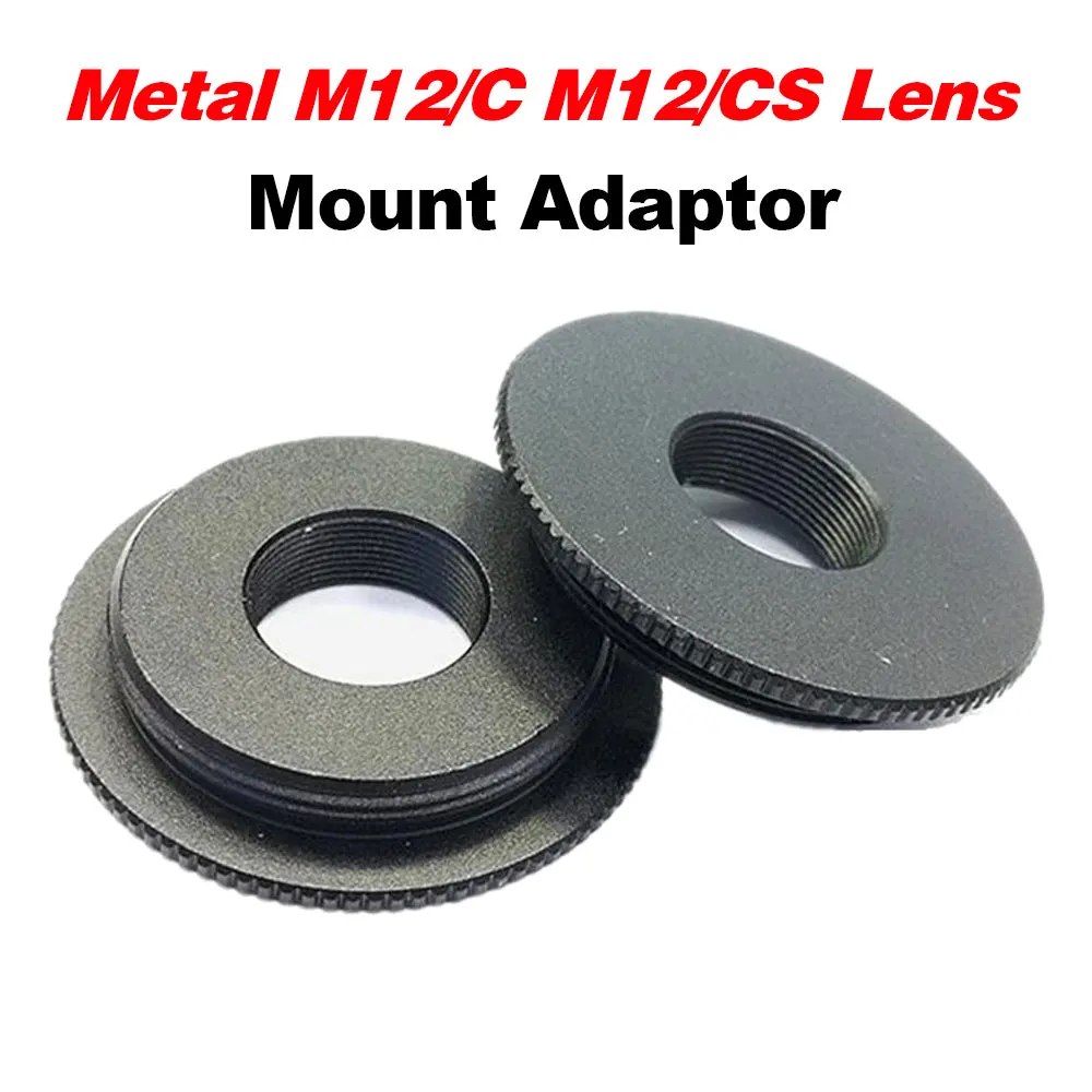 Metal M12/C M12/CS Lens Mount Adaptor Zinc Alloy M12 to C CS Mount ...