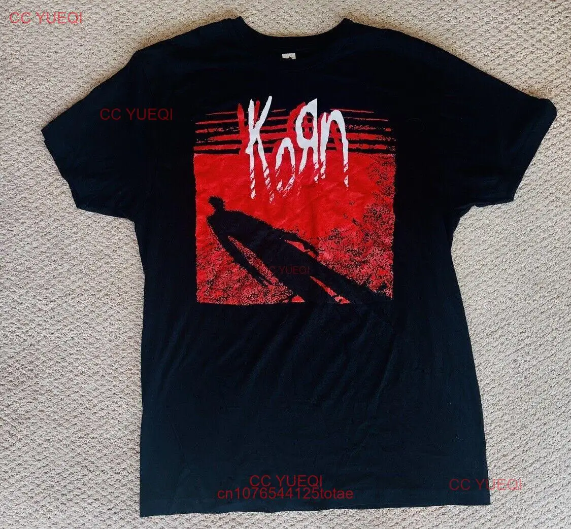 Korn-Black-Shadow-Man-Nu-Metal-Band-T-Shirt-Size-Small-NEW-long-or ...