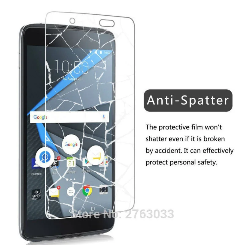 0.3mm 2.5d 9h Clear Tempered Glass Original Protective Film For Blackberry Dtek60 Screen ...