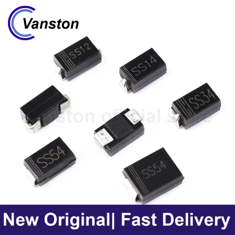 20Pcs-SS12-14-34-54-SMD-1N5817-5819-5822-5824SMB-Schottky-rectifier ...