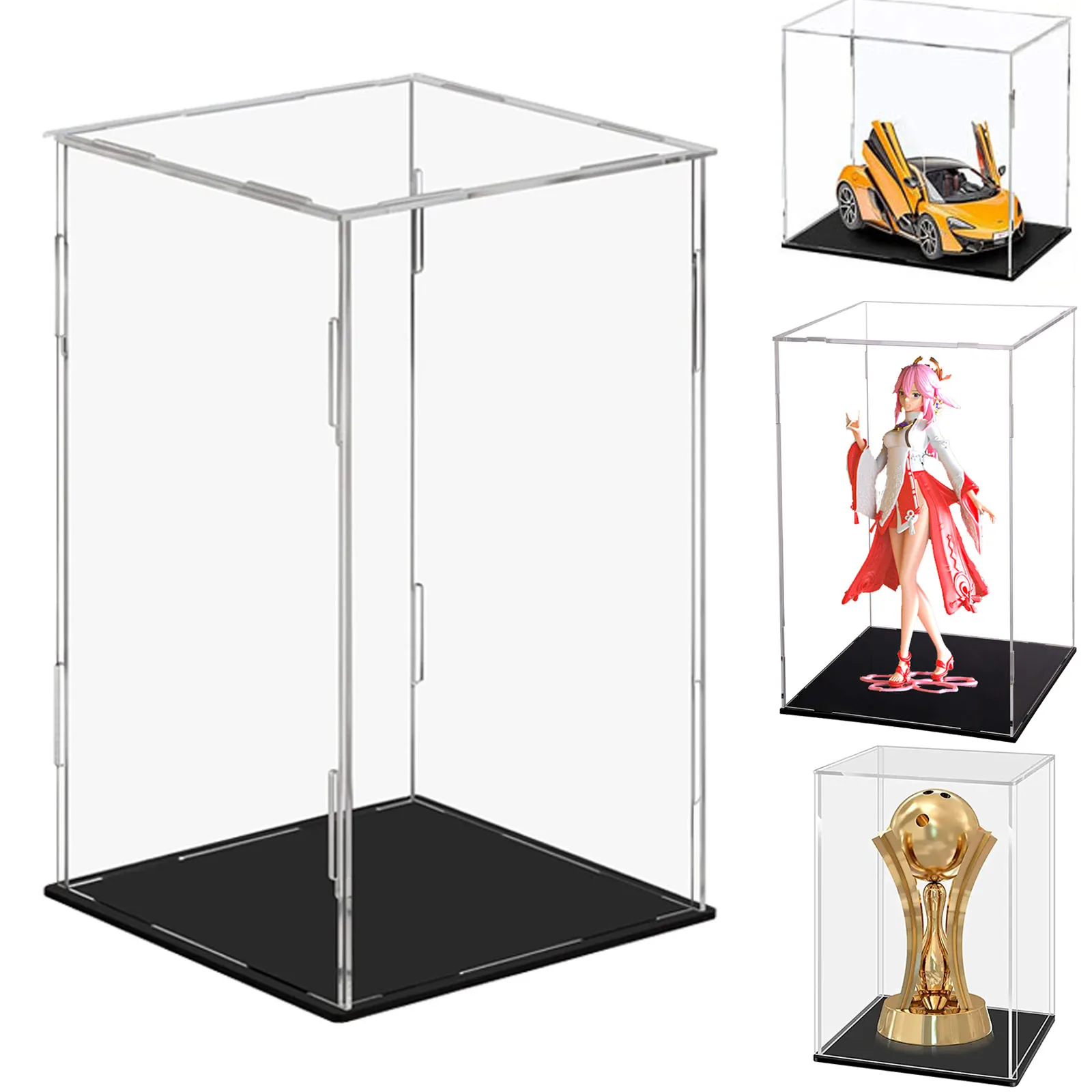 Transparent-Acrylic-Display-Case-Collection-Display-Cabinet-Showcase ...