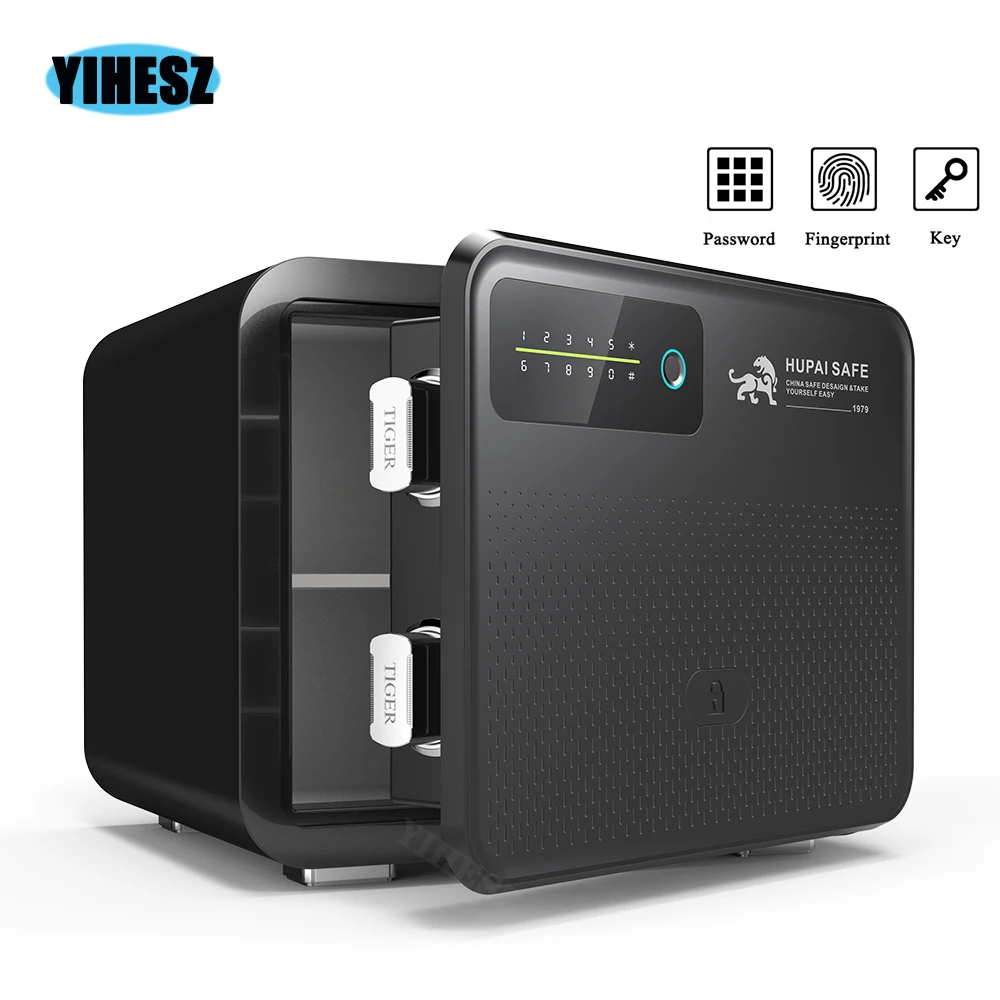 Electronic-Password-Safe-Household-Fingerprint-Safe-Box-Anti-theft ...