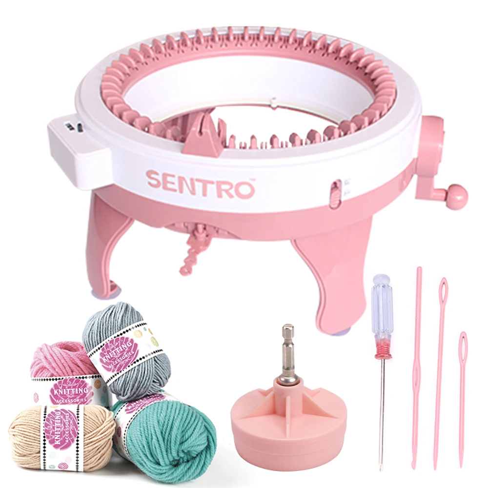 Sentro-48-Needles-Smart-Weaving-Loom-Round-Spinning-Knitting-Machines ...