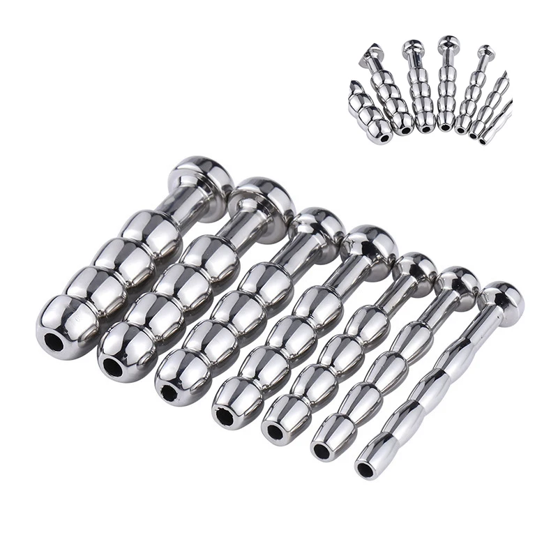 5-11mm Stainless Steel Urethral Sound Penis Inserts Stimulation Dilator ...