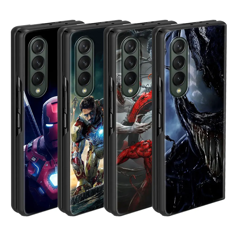 Luxury Print Marvel Venom Ironman Case for Samsung Galaxy ZFold4 ZFold3 ...