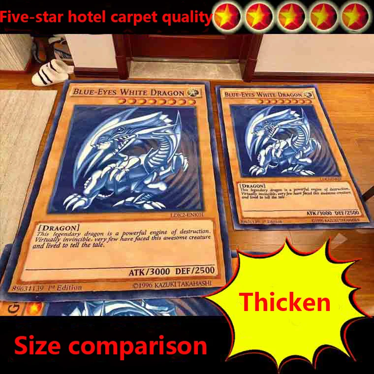Yu Gi Oh English TCG Peripheral Three Magic Gods Blue Eyes White Dragon ...