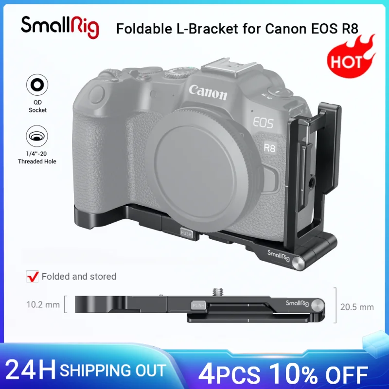 SmallRig-Foldable-L-Bracket-for-Canon-EOS-R8-For-Canon-EOS-RP-Arca ...