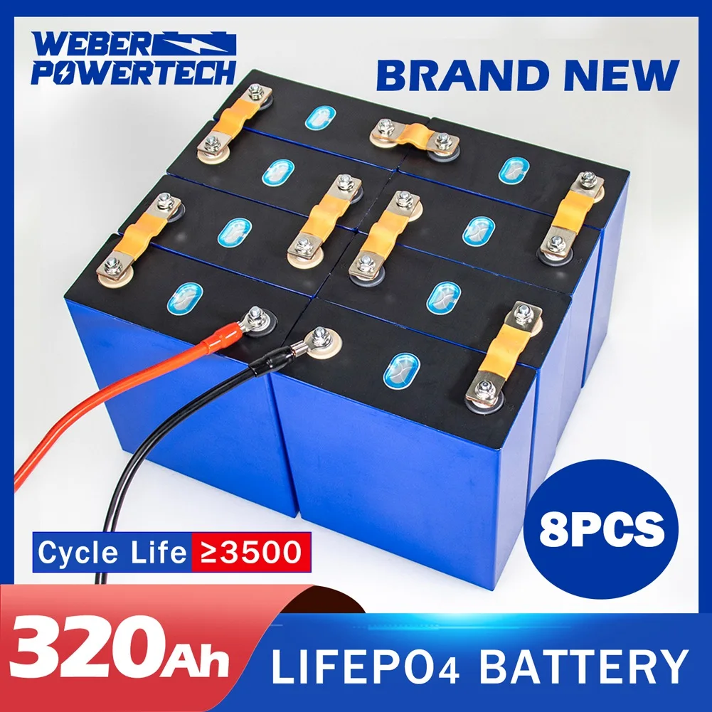LiFePO4 Battery 3.2V 320Ah 4/8PCS 340Ah 280Ah Brand New Grade A DIY 12V ...