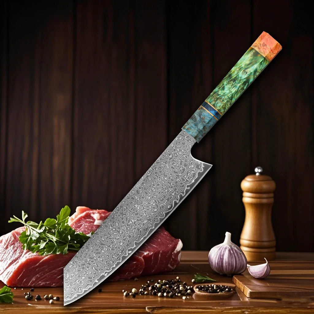 8 Inch Chef Knife 67 Layers VG10 Damascus Steel Kitchen Knives ...