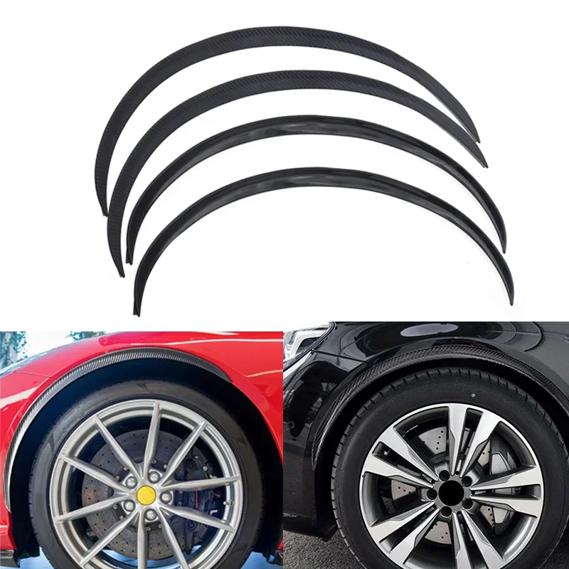 2-4pcs-Universal-Fiber-Car-Truck-Body-Kit-trim-Fender-Flare-Rubber ...