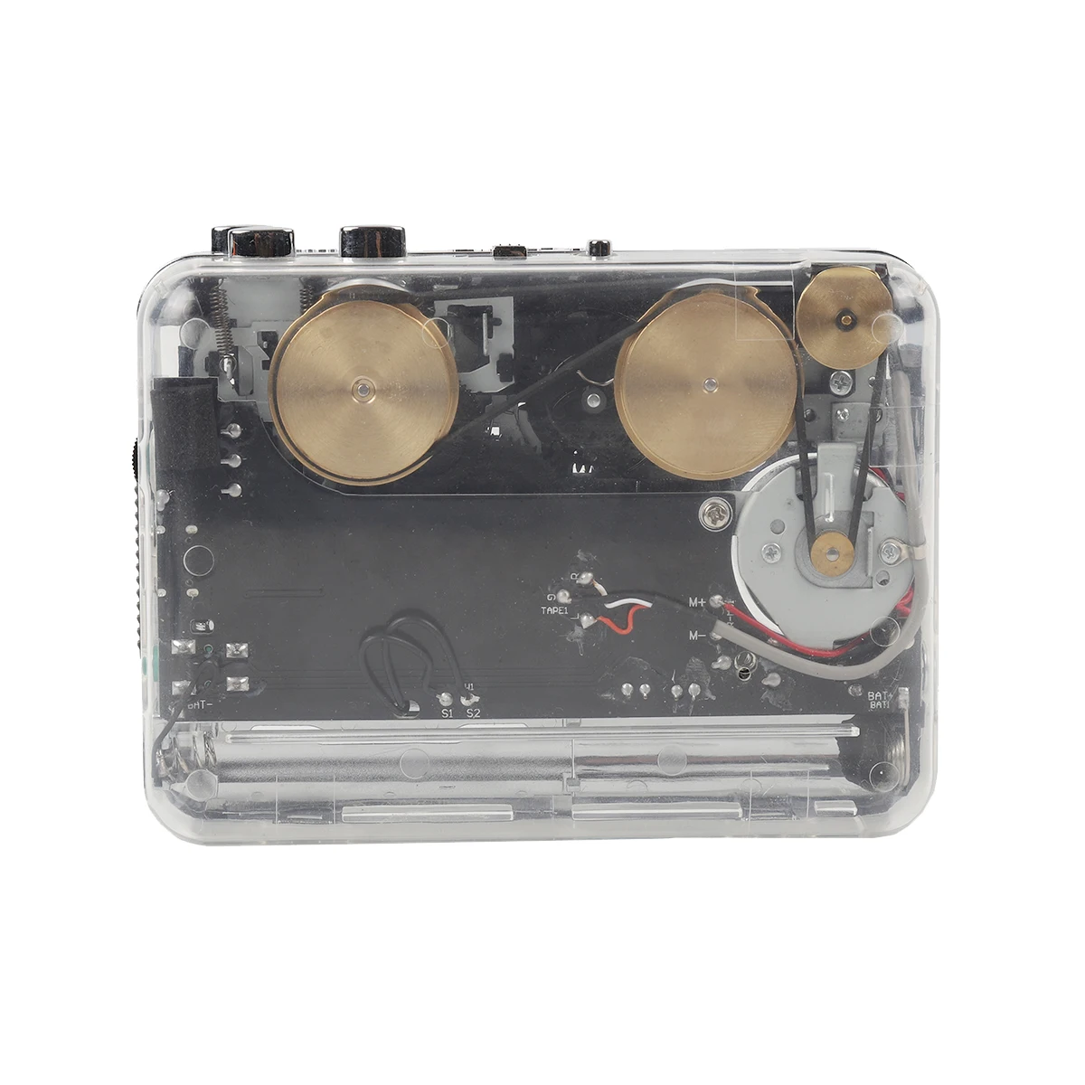Portable Cassette Player Recorder With Copper Wheel Type C to USB ...