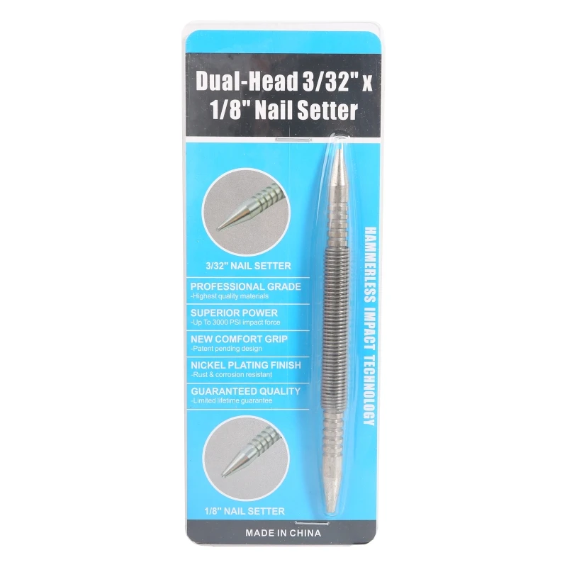 Industrial-Grade-Spring-Punching-Tool-Dual-Head-Hammerless-Nail-Setter ...