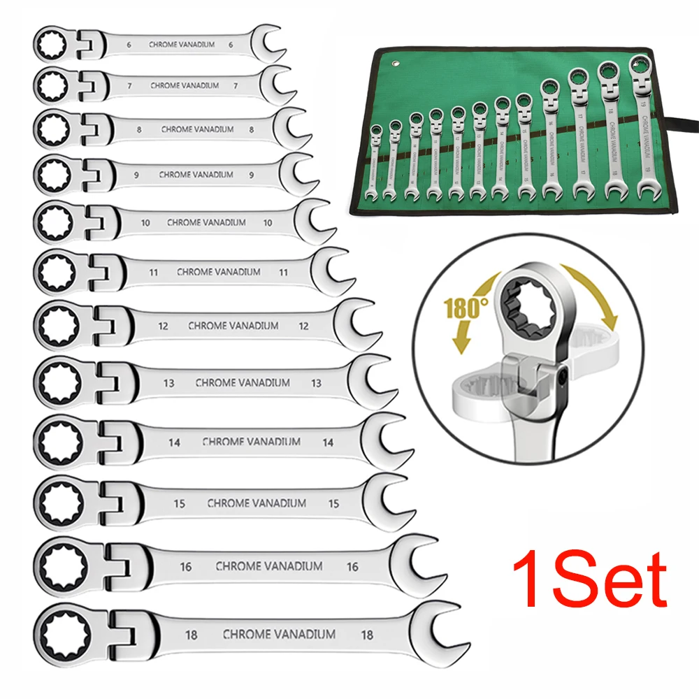 1Set-Combination-Ratchet-Wrench-6-24mm-with-Flexible-Head-Dual-purpose ...