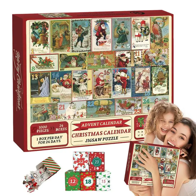 1000PCS-Christmas-Jigsaw-Puzzles-2025-New-Year-Advent-Calendar-Hristmas ...