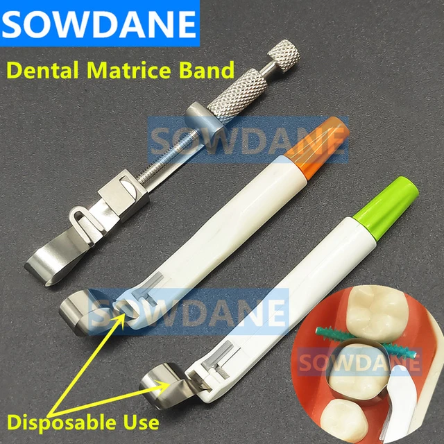 Dental Matrix System Sectional Contoured Matrice Roll Type