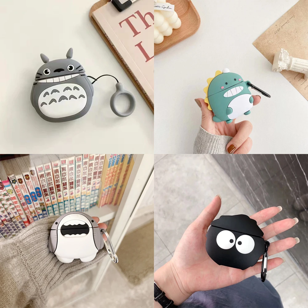 3D-Cute-Cartoon-Earphone-Case-For-realme-Buds-T100-TWS-Earphone ...