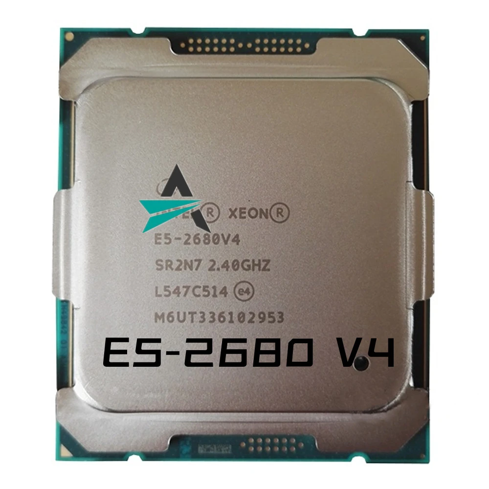 Usado Xeon E5 2680 V4 LGA 2011 3 Processador CPU 2.4Ghz 14 core e 28 ...