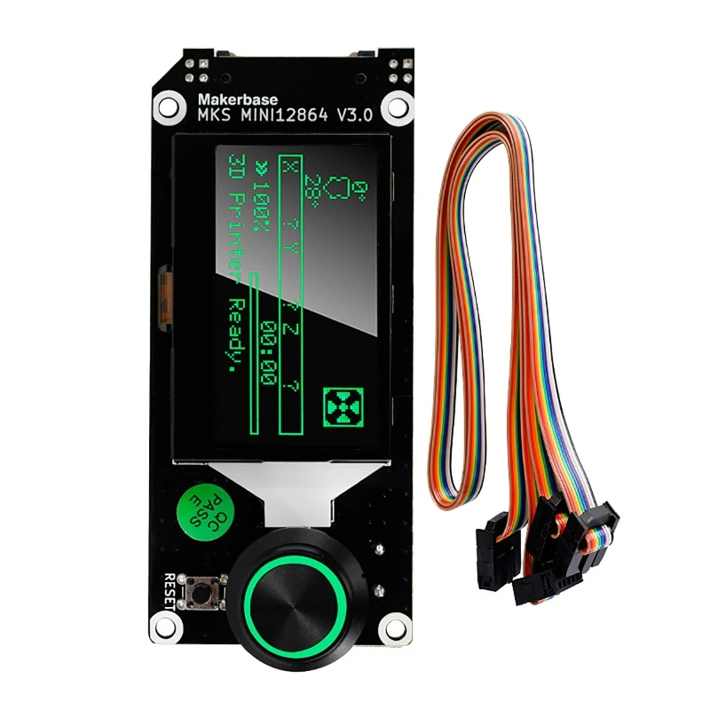 MINI12864 V3.0 Insert Card Side LCD for Smart Display Screen 3D Printer Parts for VORON Mini ...
