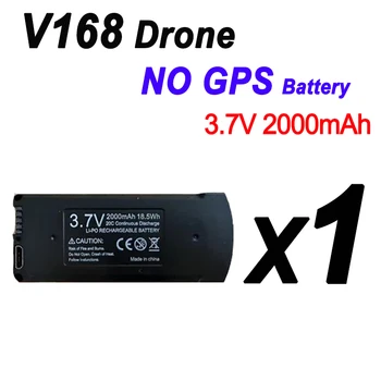 Original V168 GPS Drone Battery 7.4V 3000mAh RC Quadcopter 3.7V 2000mAh ...