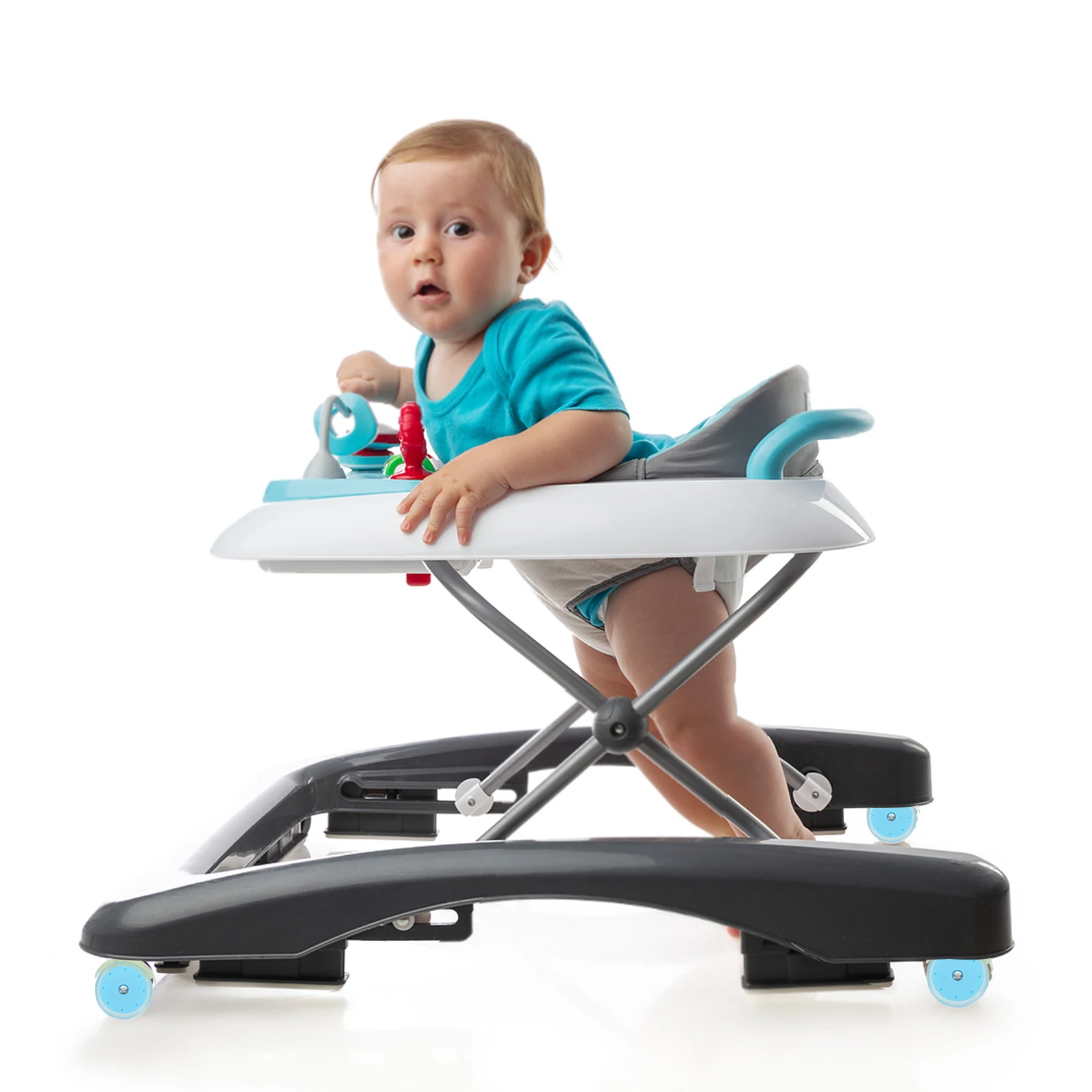 4 Pcs Stroller Wheels Baby Walker Quiet Swivel Casters Toddler Infant ...