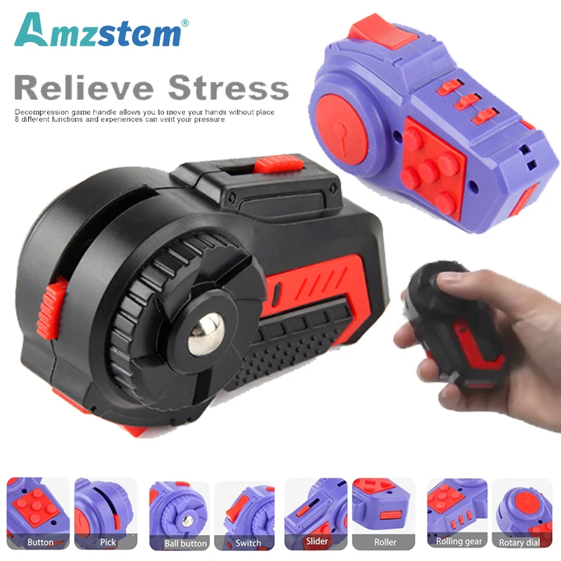 8-Functions-Fidget-Pad-Spinner-Stress-Relief-Toys-for-Kids-Adults-ADHD ...