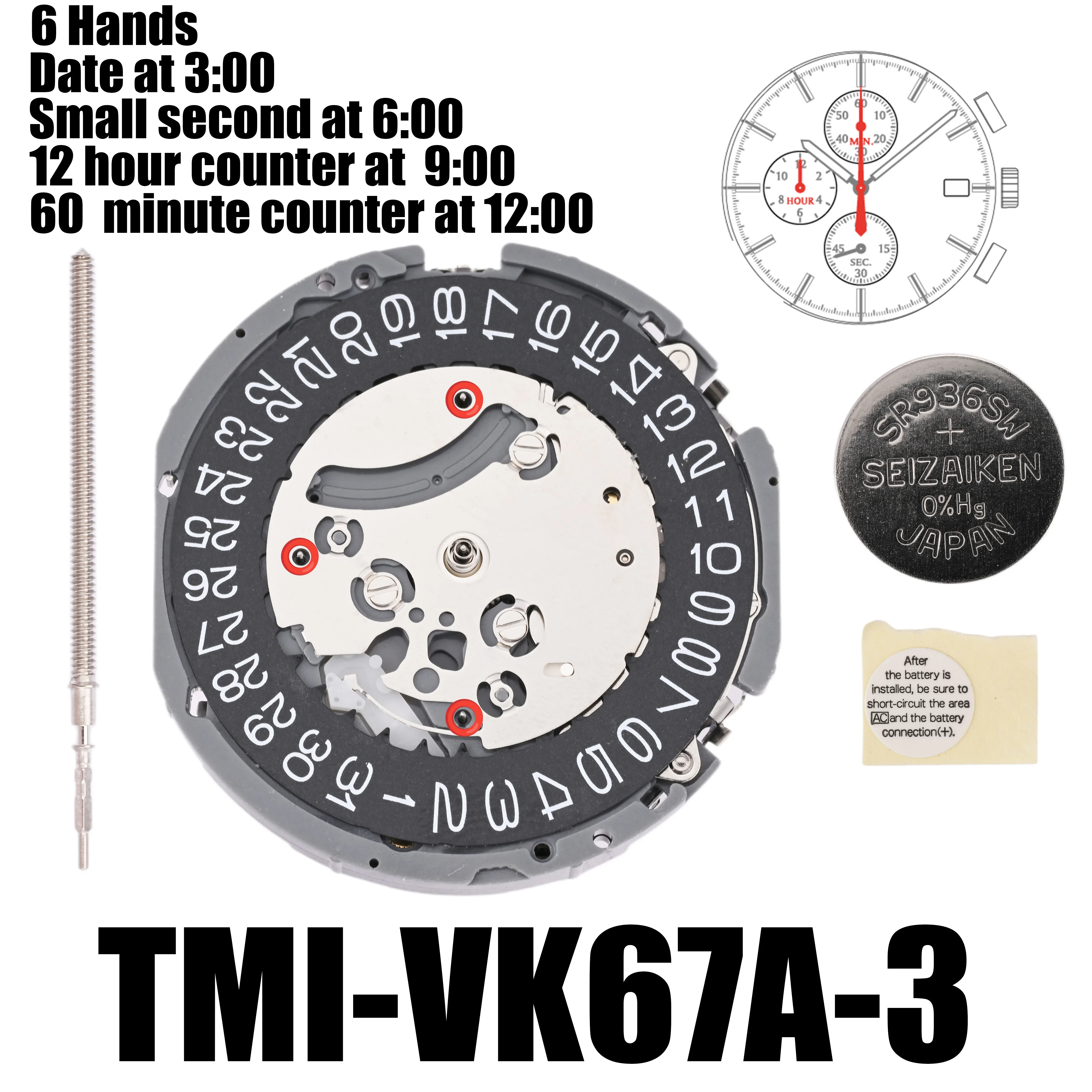 VK67-Movement-Seiko-VK67-Movement-6-Hands-Size-13-Height-5-10mm-Chrono ...