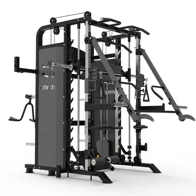 Commercial-Smith-Machine-Multi-Function-Station-Gym-Equipment-Fitness ...