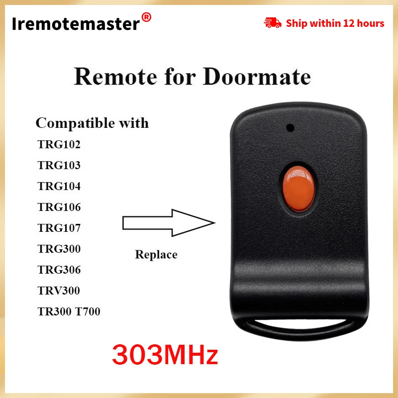 Replacement-Doormate-Garage-Remote-TRG306-303-107-700t-TR300-TRV300 ...