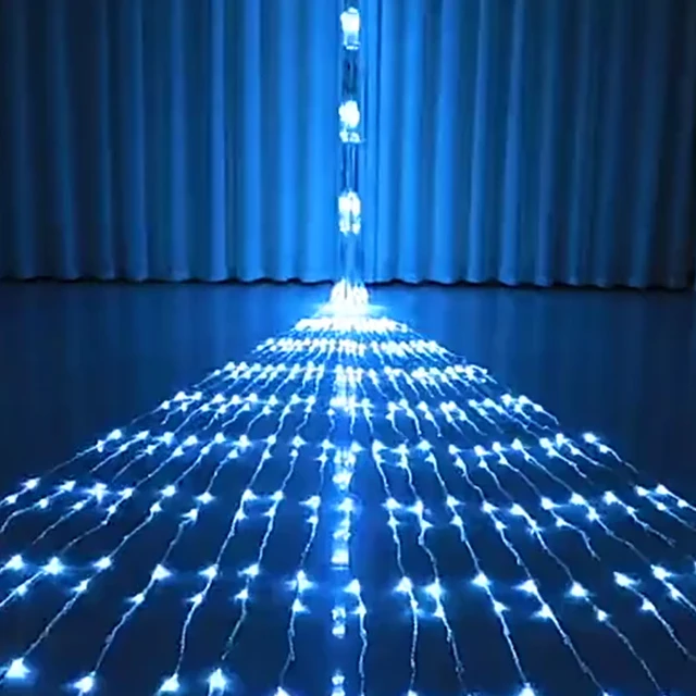 Lighting And Tulle Waterfall Effect