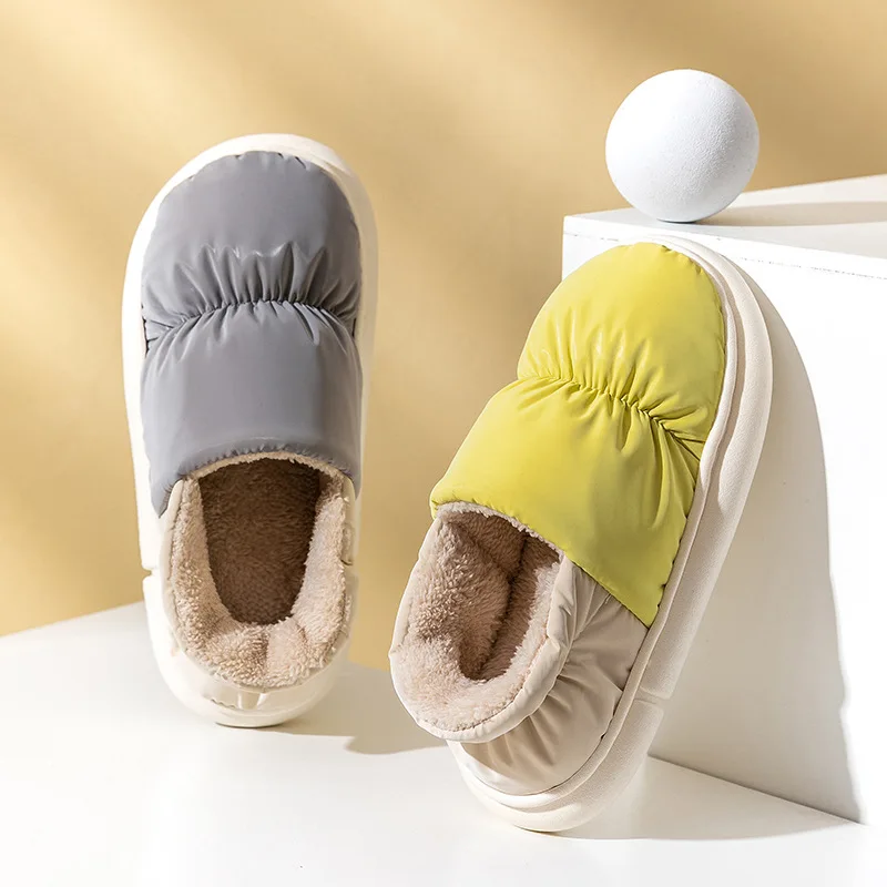 Comwarm-Winter-Toast-pantofole-da-donna-calde-pantofole-di-cotone ...