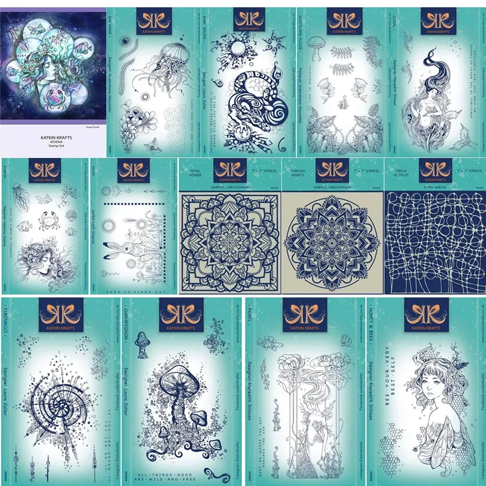 Fibonacci-Stamps-Stencil-Scrapbook-Diary-Decoration-Embossing-Template ...