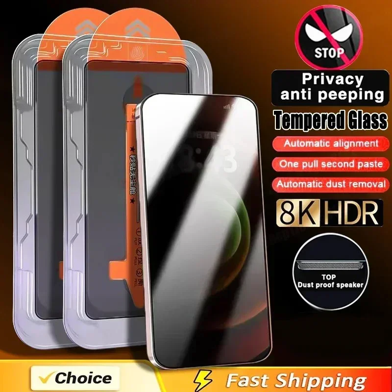 Anti-Spy Privacy Temper Glass Film for Samsung Galaxy A54 A72 A33 A73 ...