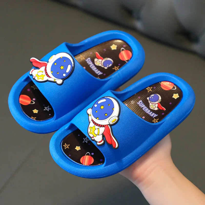Kids-Astronaut-Space-PVC-Slippers-Boys-Beach-Sandals-Girls-Home ...
