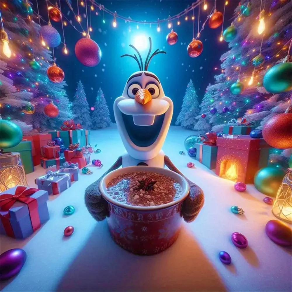 Disney-Cartoon-DIY-Diamond-Embroidery-Frozen-Olaf-Mosaic-Winter-Snow ...