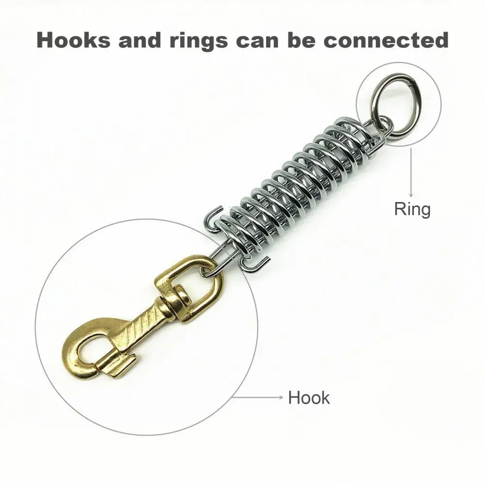Dog Leash Spring Wind-resistant Tent Buckle Heavy Duty Steel Dog Leash ...