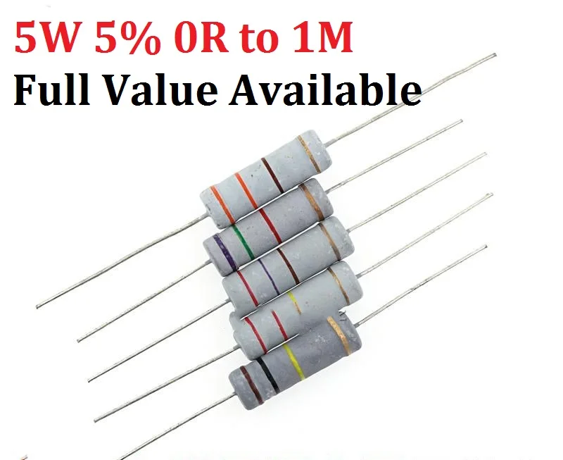 10pcs-5W-0R-1M-10K-Ohm-Carbon-Film-Resistor-0-5R-0-1R-220R-4-7k.jpg