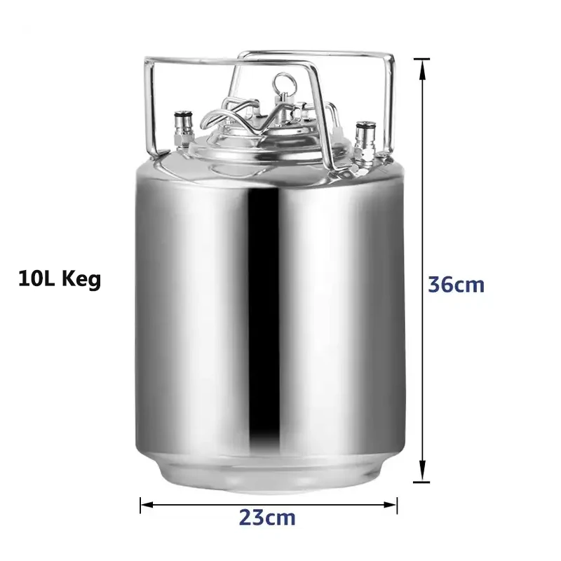 3 Gallon Keg MRbrew New Ball Lock Keg 2.5 Gallon, Stainless Steel Beer ...