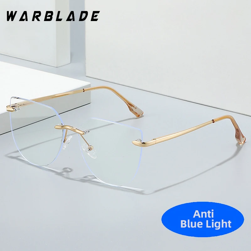 2025 Cat Eye Metal Glasses Anti Blue Light Men's Eyeglasses Frames ...