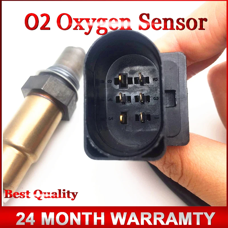 0258007090 Wideband 5 Wire Lambda Probe Oxygen O2 Sensor Fit For VW ...