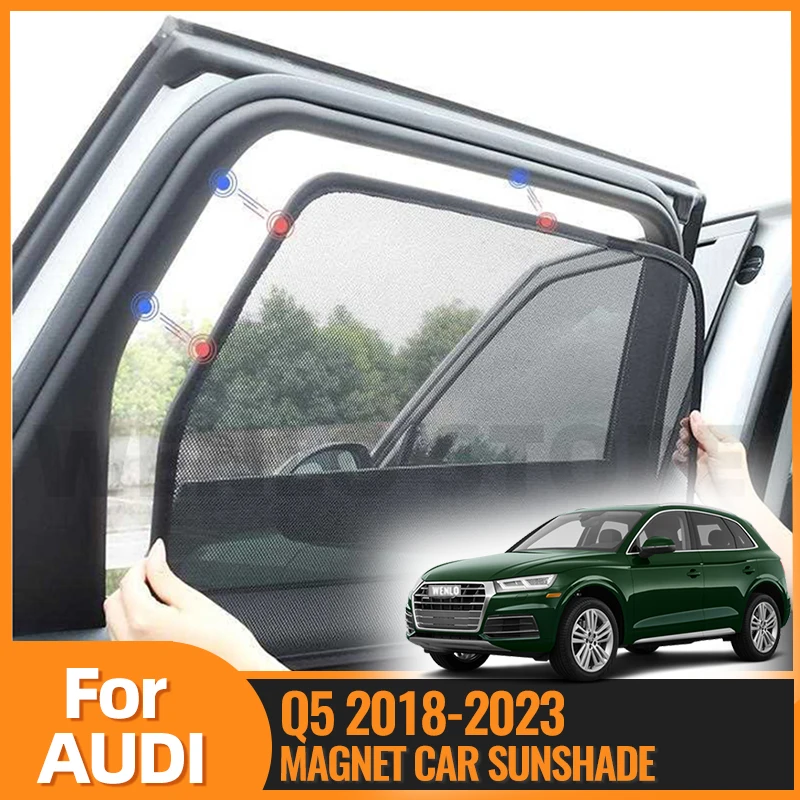 For-Audi-Q5-FY-2018-2023-SUV-Magnetic-Car-Sunshade-Front-Windshield ...